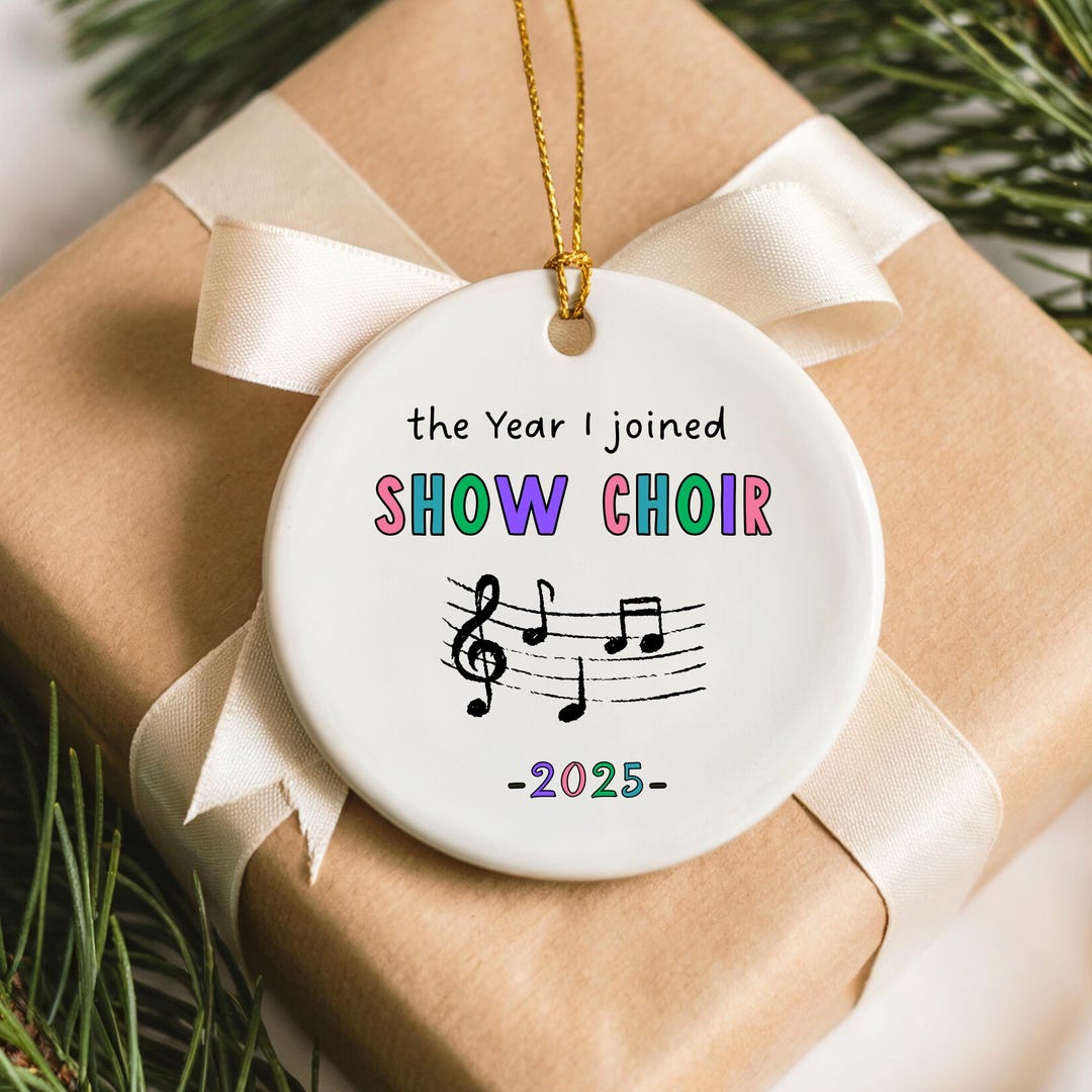 Personalized Show Choir Ornament, Custom Name Singer Ornament, Choir ...