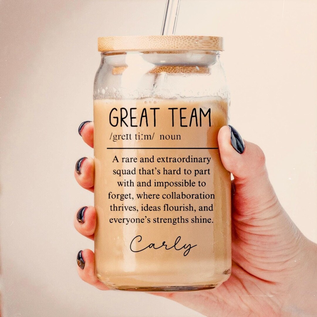 Team Gift, Great Team Definition Cup, Personalized Team Coffee Cup ...