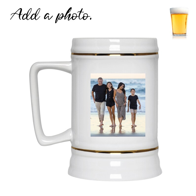 Custom Ceramic Beer Stein Custom Beer Stein Custom 22oz Beer - Etsy