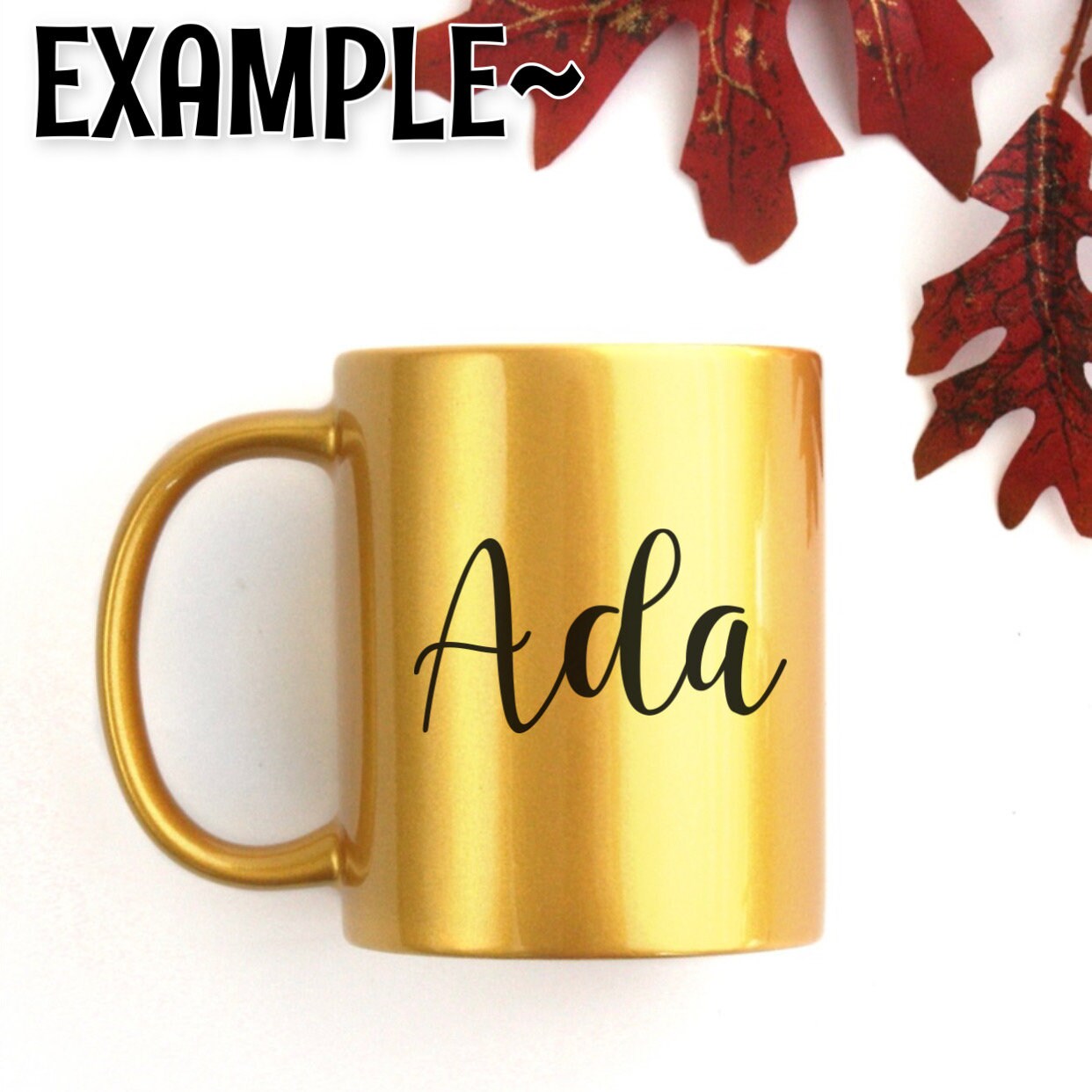 Gold Custom Metallic Coffee Mug Personalized Coffee Mug 11oz - Etsy