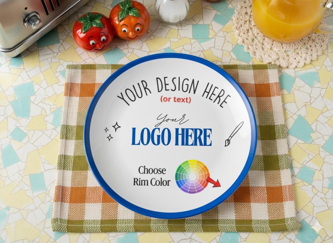Custom Text or Logo Plate, Personalized Name Plate, Custom Logo Plate ...
