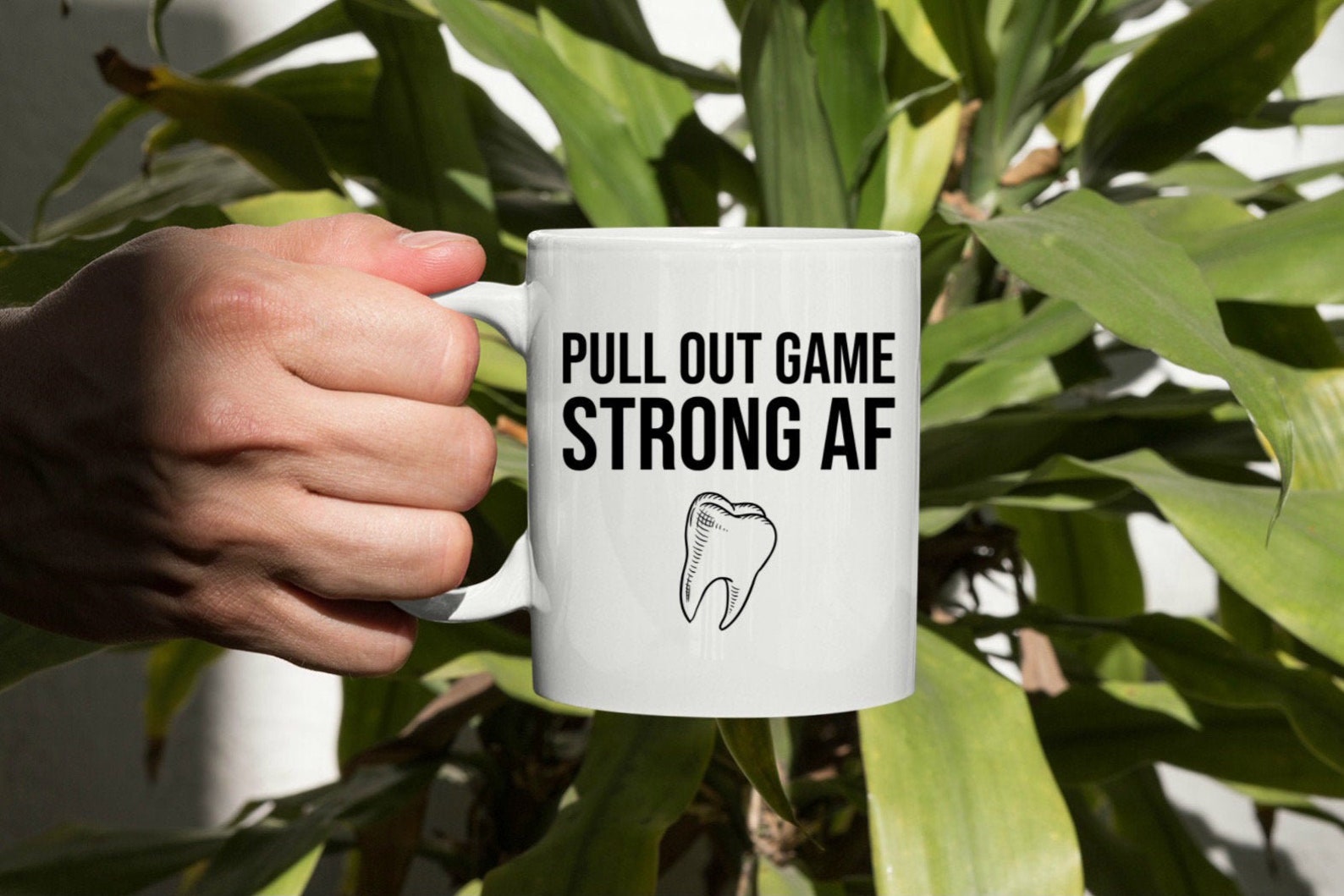 Funny Dentist Mug Gift for Dentist Pull Out Game Strong Af - Etsy