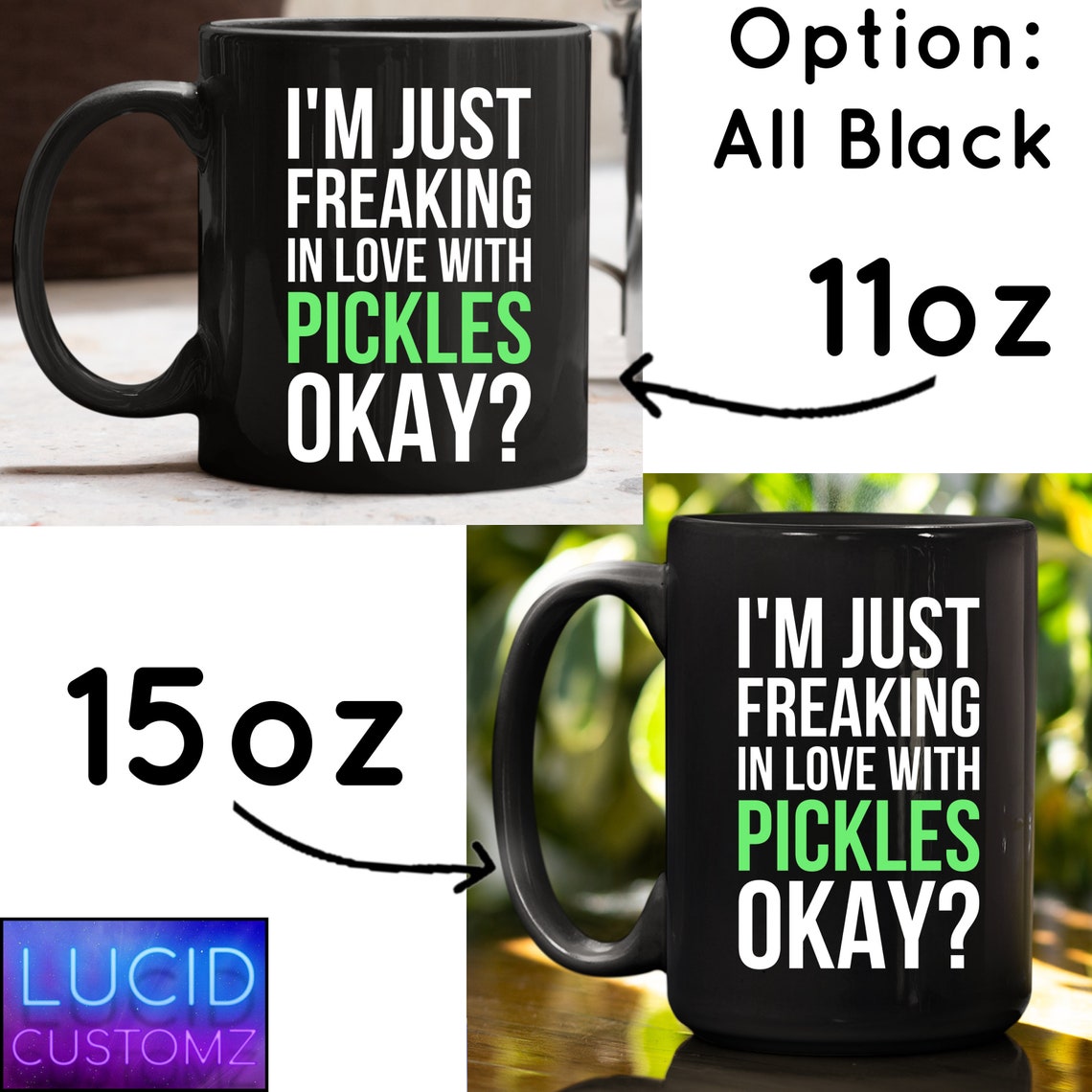 Pickle Gifts Pickle Lover Gift Pickle Coffee Mug Pickle - Etsy