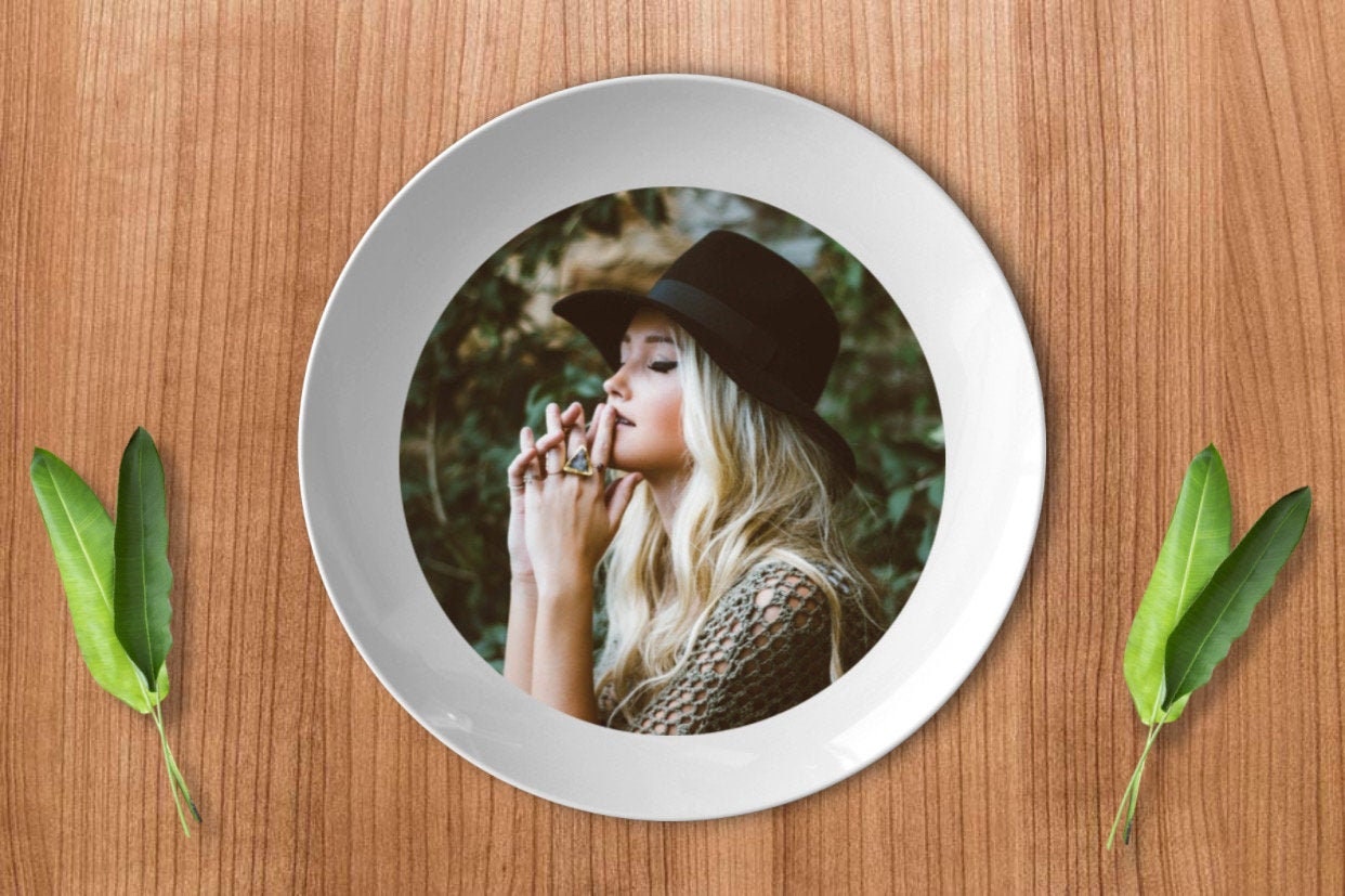 Customized Plate Custom Photo on Plate Custom Name Plate | Etsy