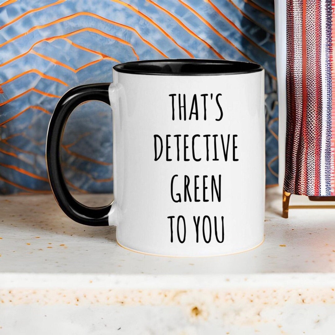 Detective Mug, Detective Gifts, Personalized Detective Gift, Detective ...