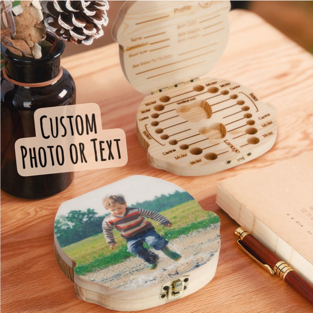 Custom Tooth Fairy Box, Baby Teeth Box Storage, Tooth Fairy Bags, Tooth ...