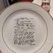 Customized Gold Trim Ceramic Plate, Custom Name Plate, Personalized ...