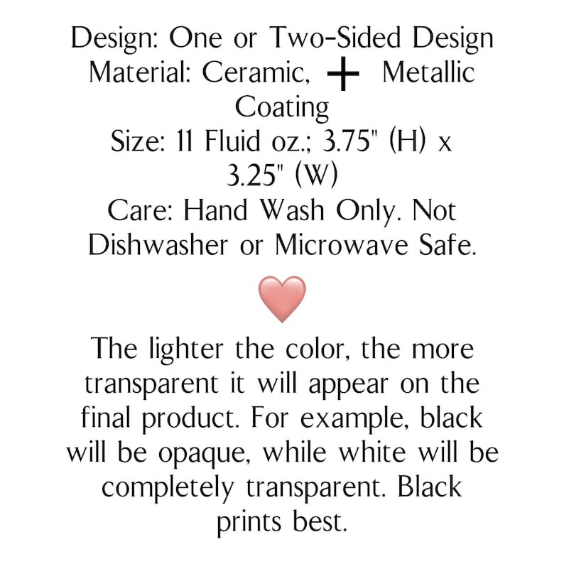 Gold Custom Metallic Coffee Mug Personalized Coffee Mug 11oz - Etsy