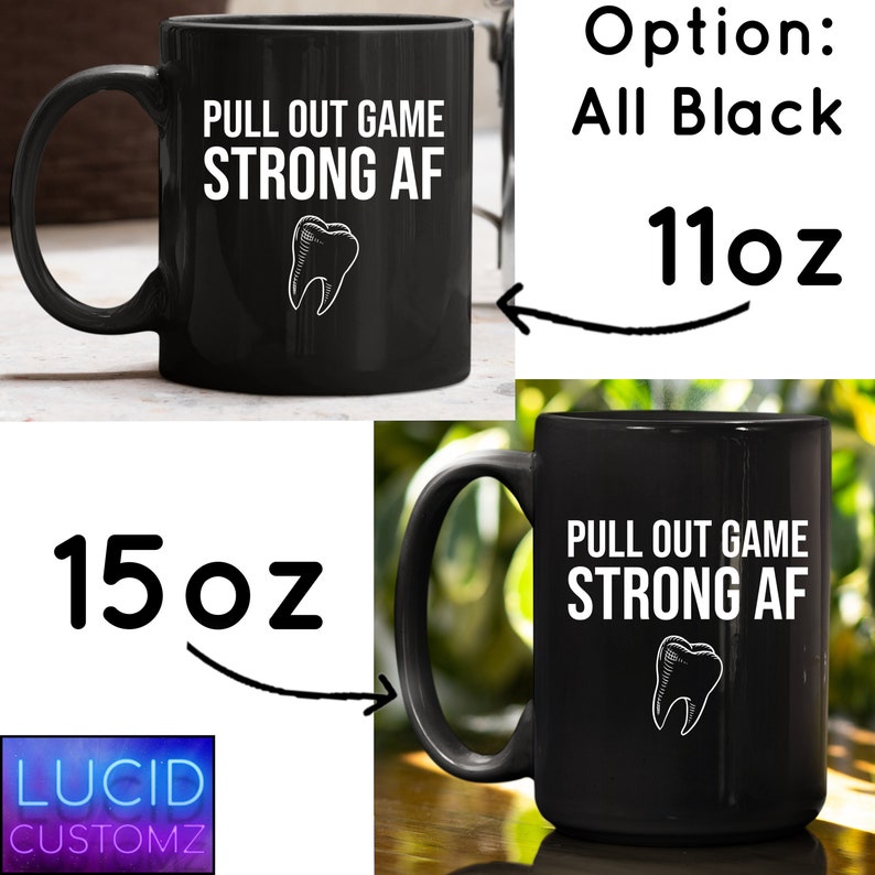 Funny Dentist Mug Gift for Dentist Pull Out Game Strong Af - Etsy