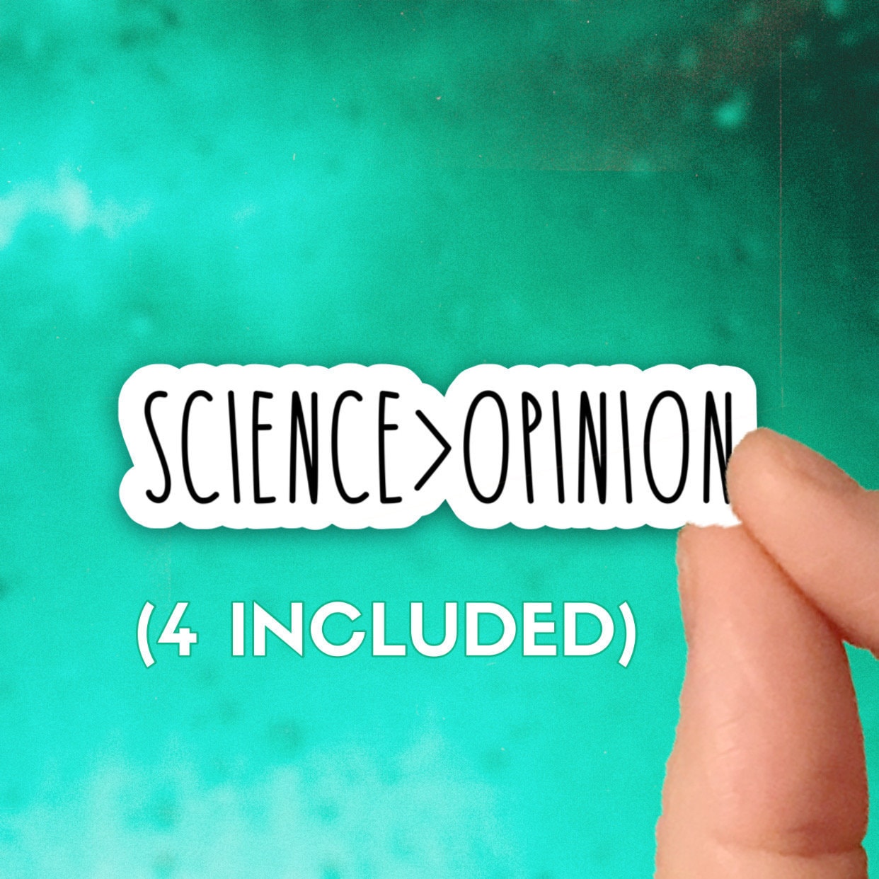 Science Opinion Stickers 4 INCLUDED Science Facts | Etsy
