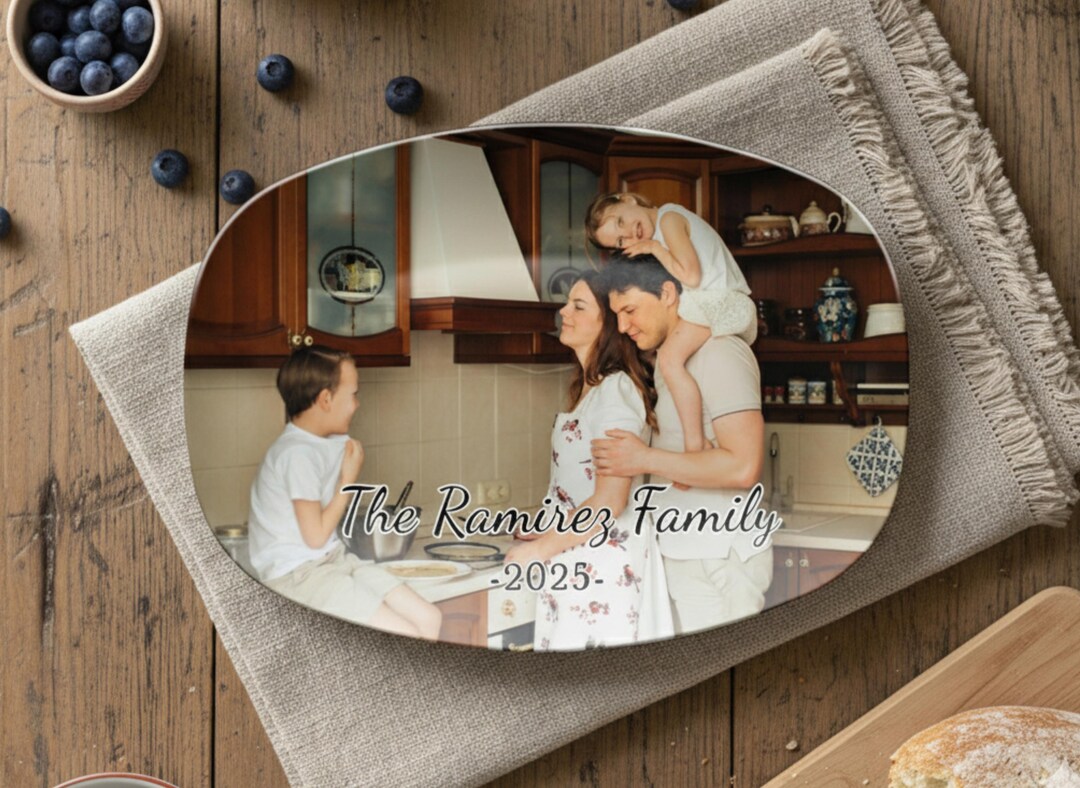 Personalized Serving Platter, Custom Photo or Name Platter, Custom ...