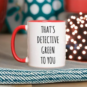 Detective Mug, Detective Gifts, Personalized Detective Gift, Detective ...