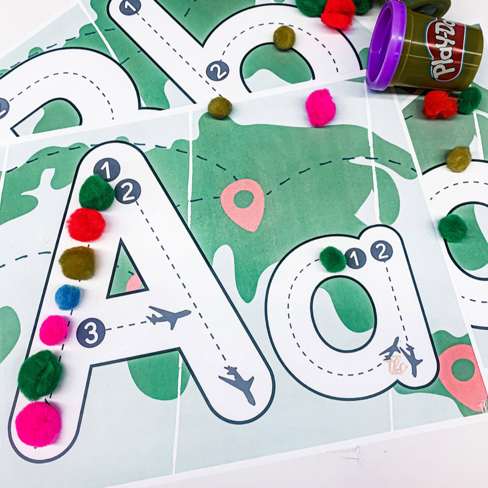 Flying Through the Alphabet/fine Motor Practice/letter Formation ...