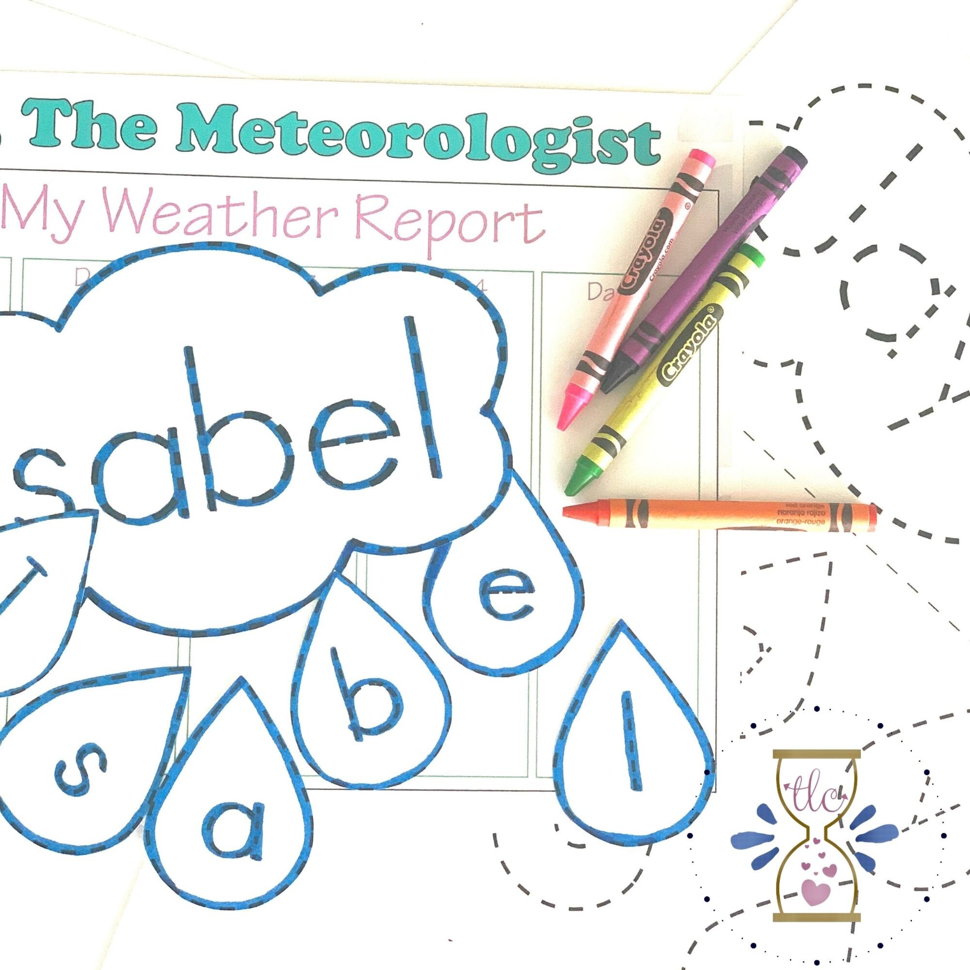 Personalized Weather Kit: the Meteorologist in Me - Etsy