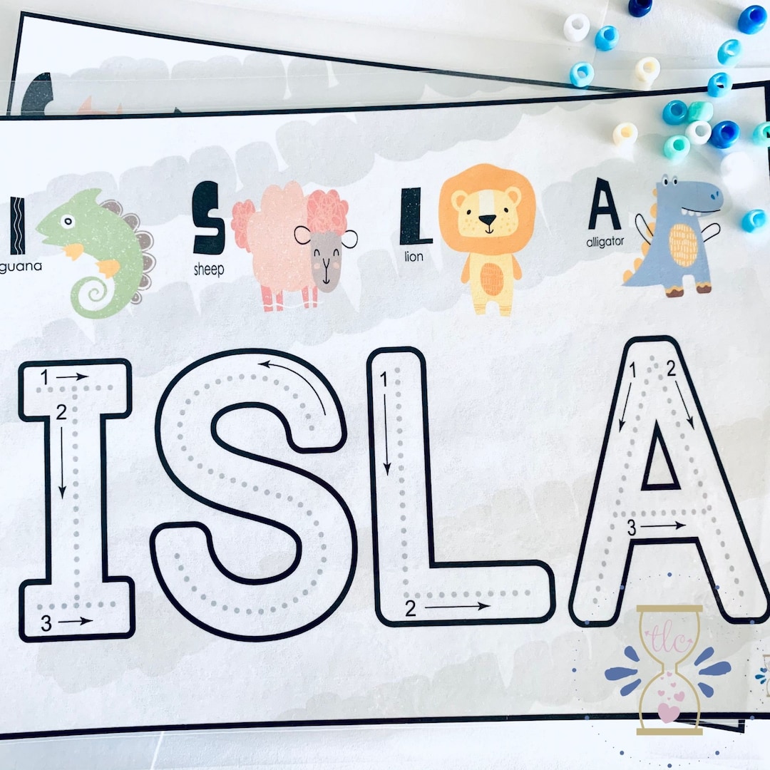 Hands-on Name Practice - Etsy