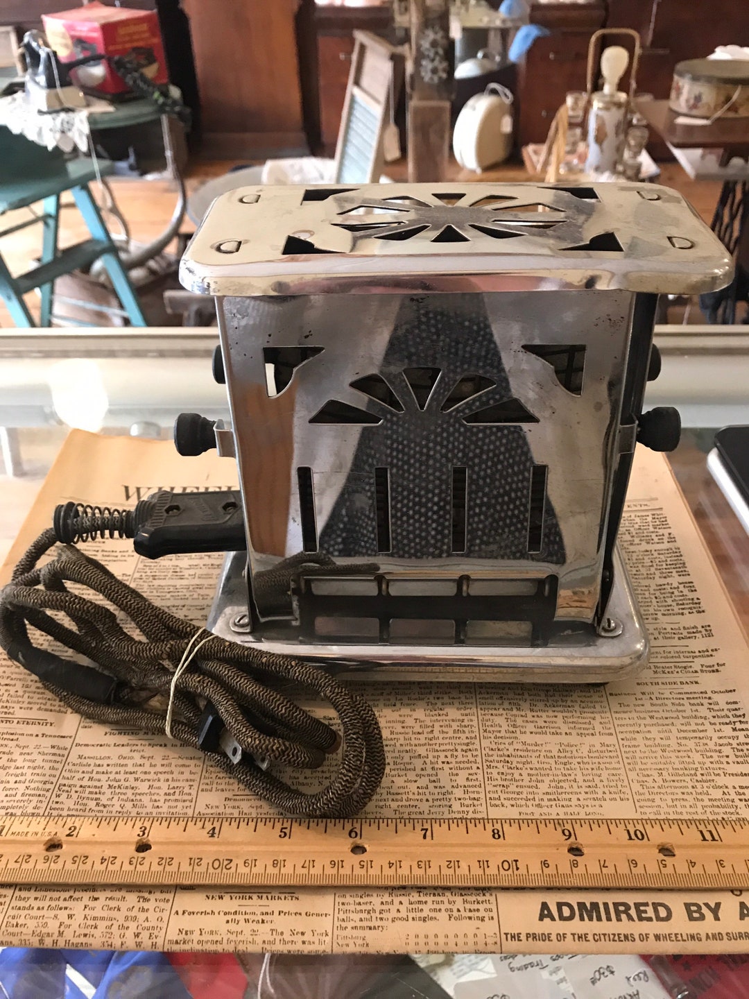 1930s 40s Electric Toaster. Chrome. for Decorative Use Only No Returns ...