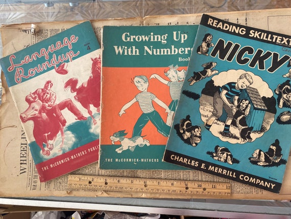 1950s School Workbooks - Etsy