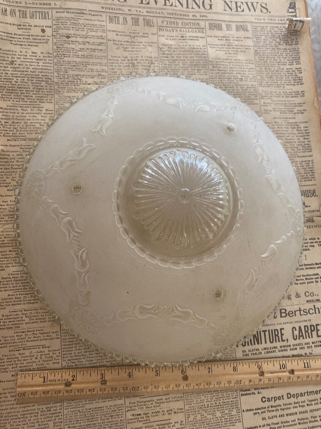 Vintage Light Cover Opaque and Clear - Etsy
