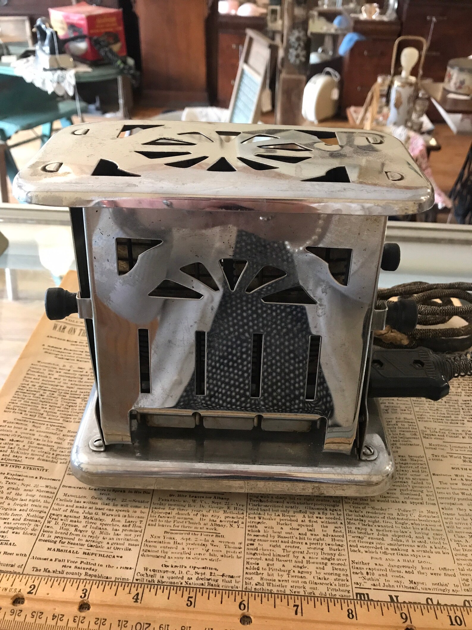 1930s 40s Electric Toaster. Chrome. for Decorative Use Only No Returns ...