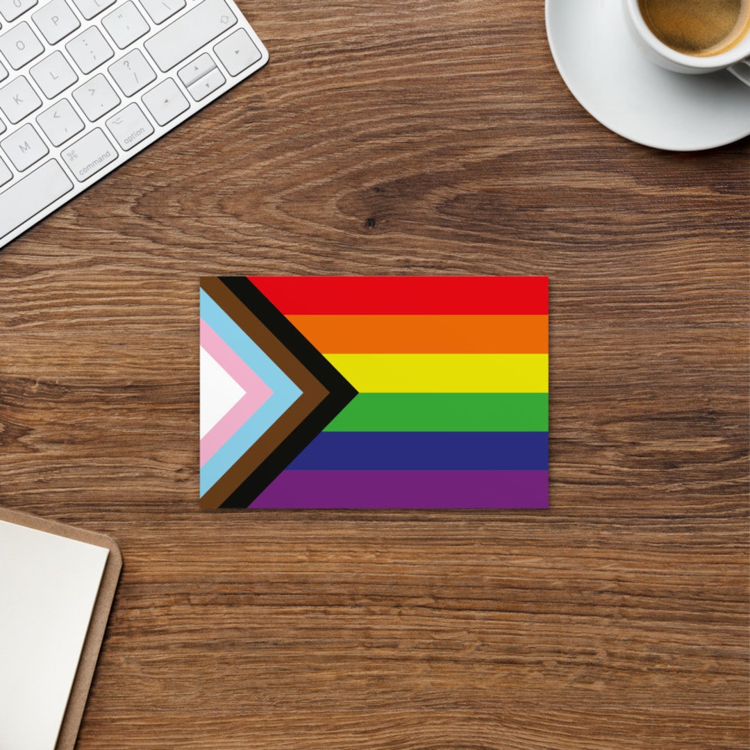 LGBT Pride Progressive Flag Standard Postcard - Etsy