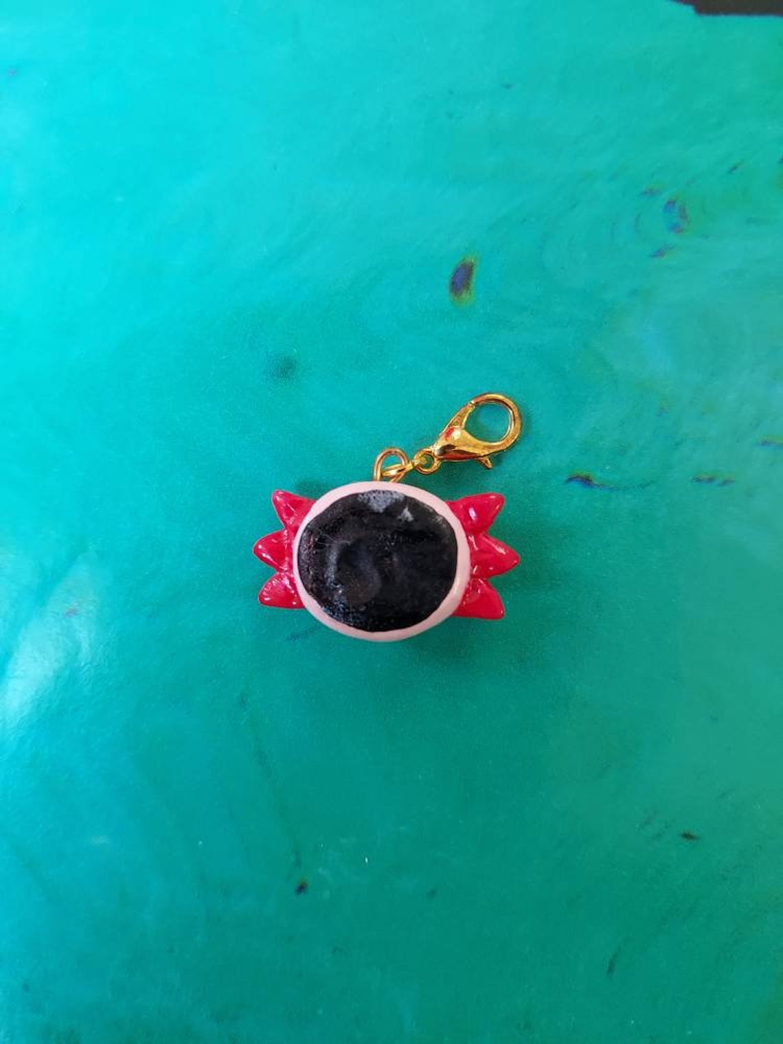 Axolotl Charm for Charity Polymer Clay Cute Kawaii Charm for | Etsy