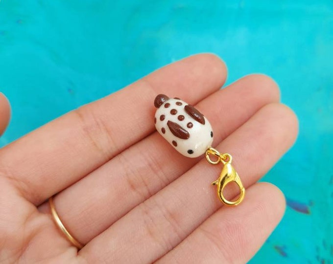 Bunny Sea Slug Charm for Charity Polymer Clay Cute Kawaii Charm for ...
