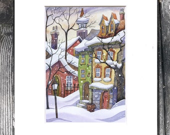 Original Watercolor Painting. Line and Wash. 6x9 Unframed. - Etsy