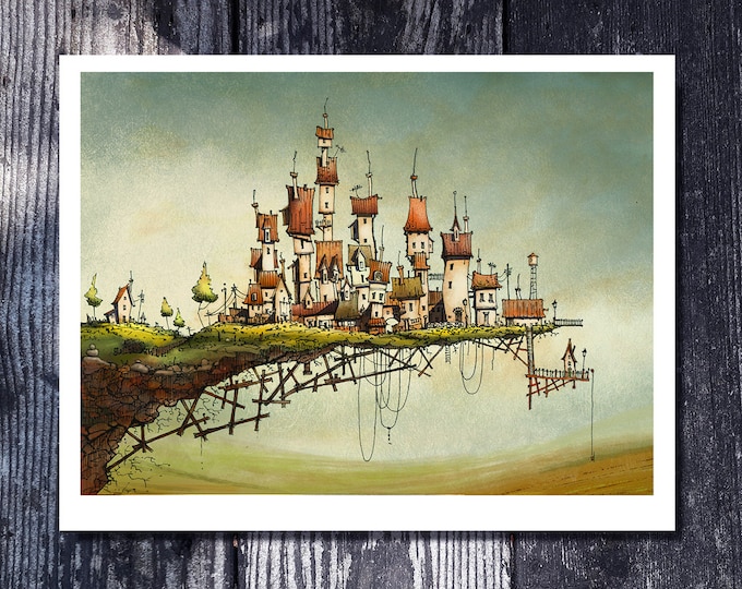 Original Watercolor Painting. Line and Wash. 6x9 Unframed. - Etsy