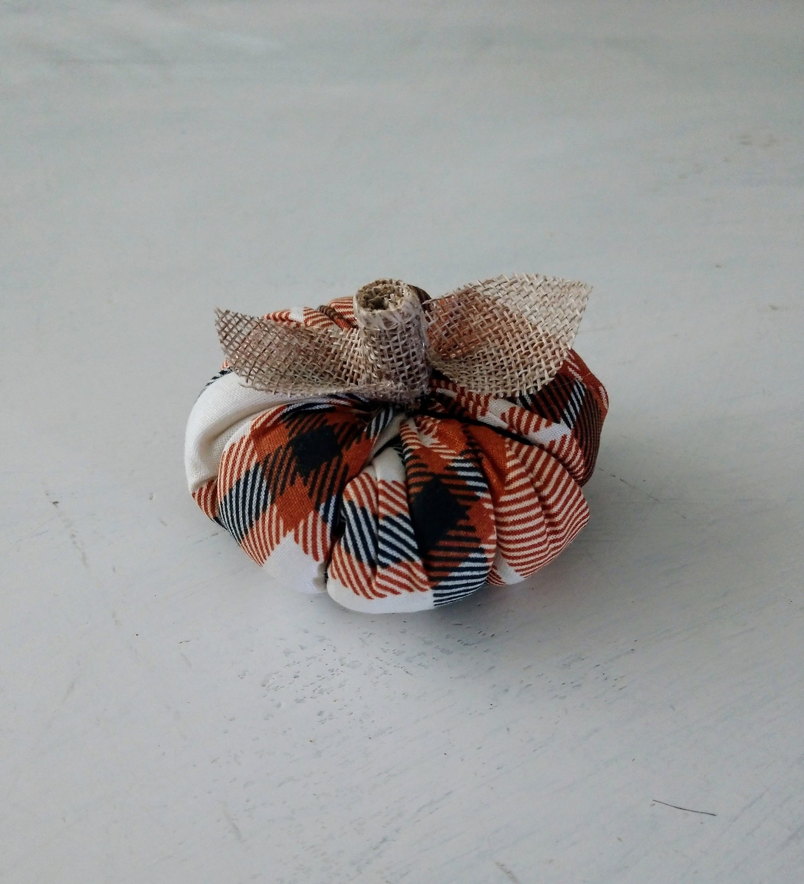 Fall Buffalo Check Mini Pumpkins Set of 3 Mini Pumpkins Fall - Etsy