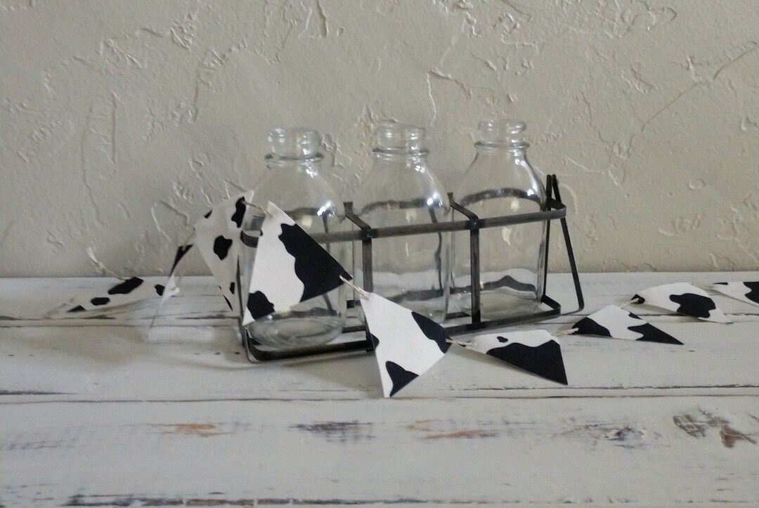 Cow Decor, Mini Cow Print Banner, 2 Ft Banner, Tiered Tray Decor, Party ...