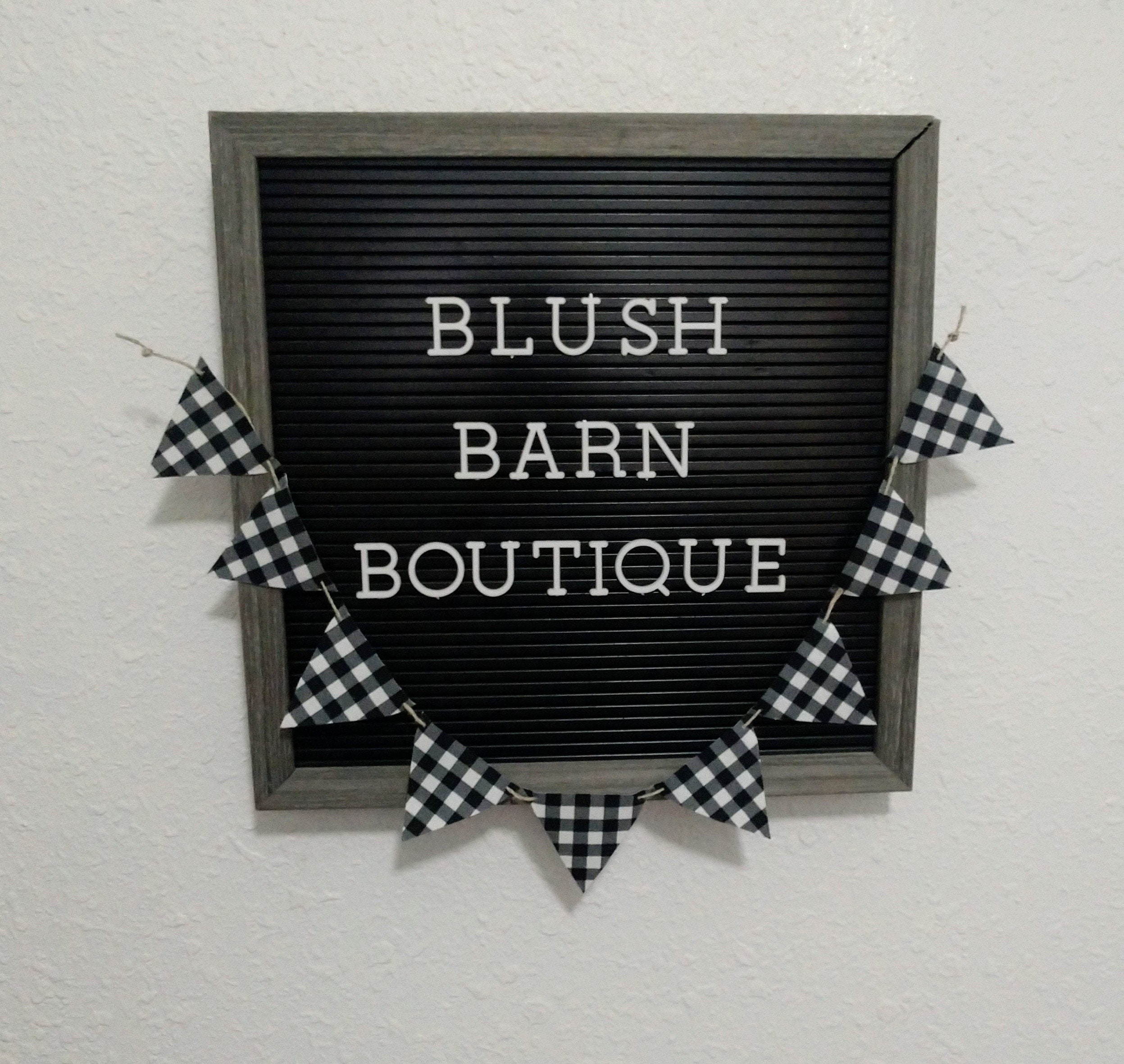 Buffalo Check Mini Banner Decor Mini Banner Tiered Tray | Etsy
