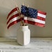 3 Small Flags USA Fabric Flag Set Patriotic Tiered Tray - Etsy