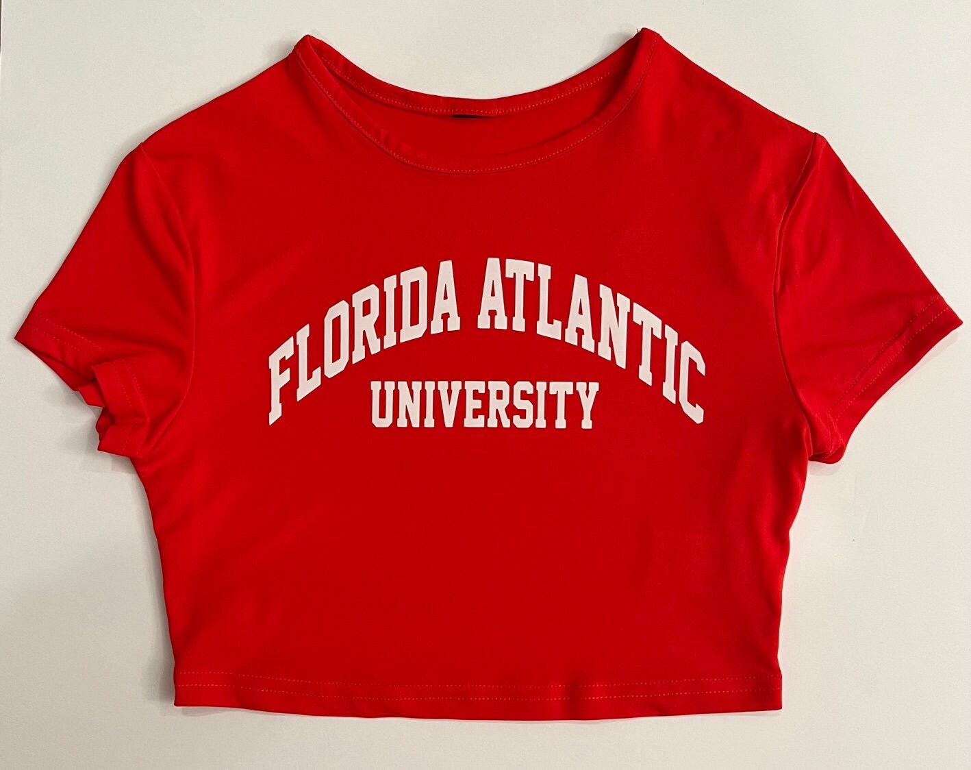 FAU College Cropped Shirts - Etsy