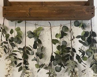 Small Rustic Hanging Shelf - Etsy