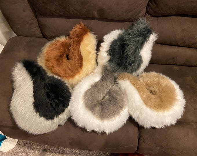 Curled Husky Corgi Fursuit Tail - Etsy