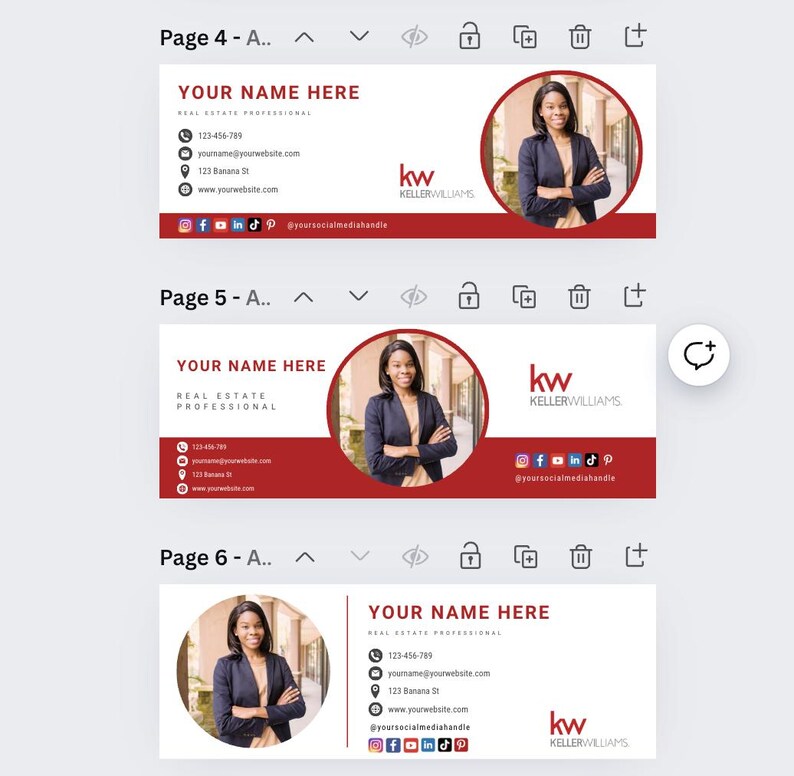 KW Realty Email Signature BUNDLE - Luxury Email Signature - Gmail ...