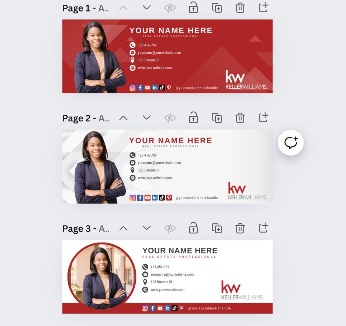 KW Realty Email Signature BUNDLE - Luxury Email Signature - Gmail ...