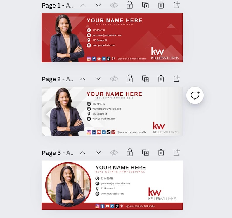 KW Realty Email Signature BUNDLE - Luxury Email Signature - Gmail ...