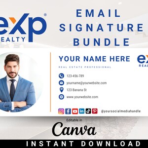 EXP Realty Email Signature BUNDLE - Luxury Email Signature - Gmail ...