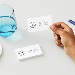LPT Realty Business Card - Luxury Business Card With QR Code - Real ...