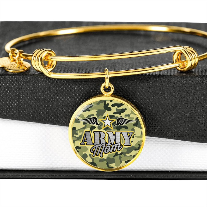 Army Mom Bracelet Gift for Military Mom Birthday Mother's Day Christmas ...