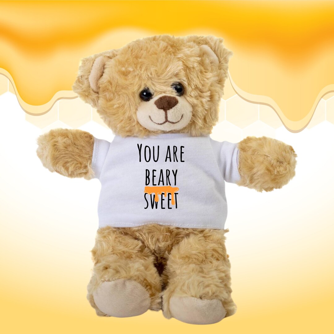 You Are Beary Sweet Bear Plush |teddy Bear Valentines Day |stuffed ...