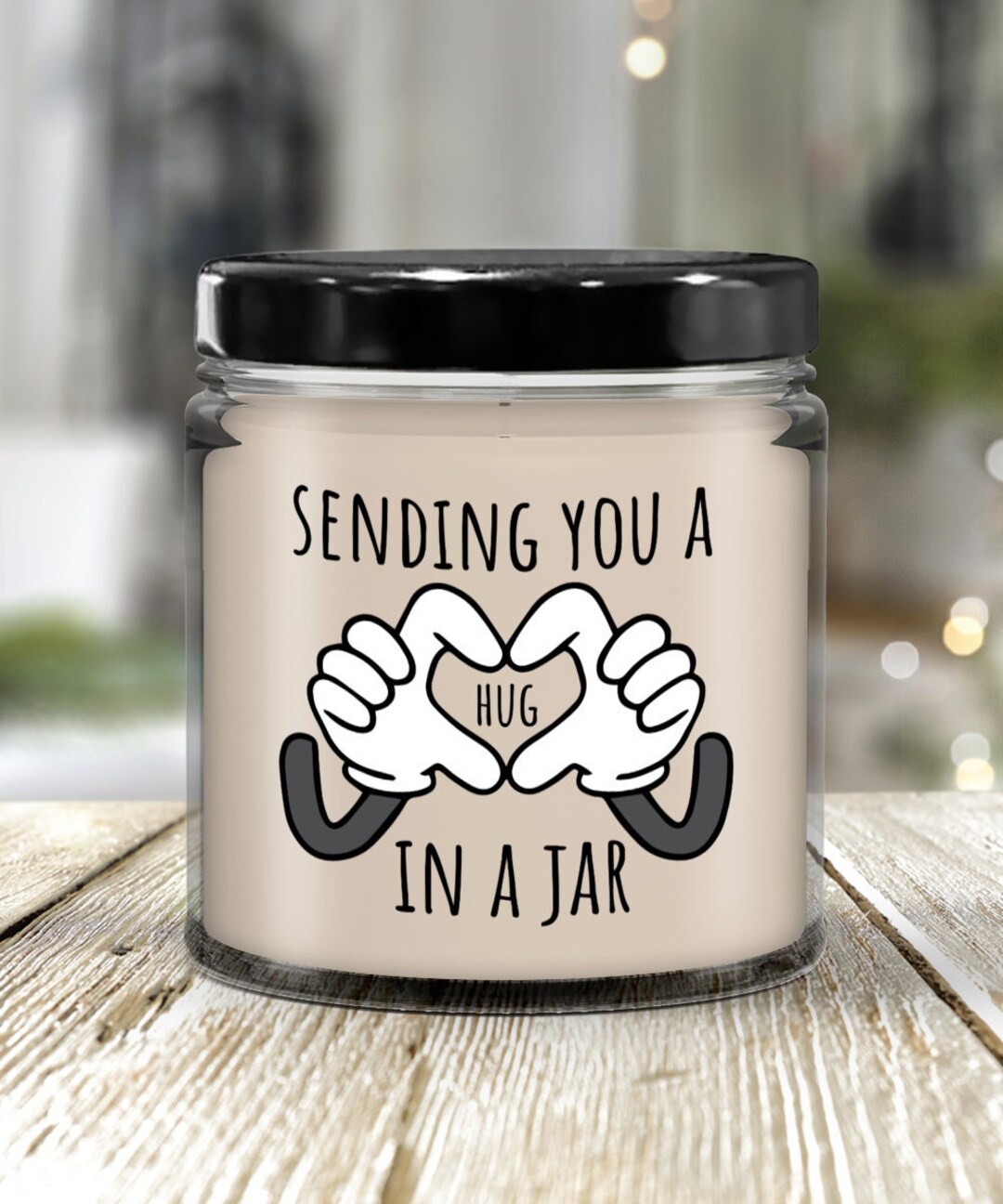 Sending You A Hug in A Jar Candle for Friend Get Well Soon Candle ...