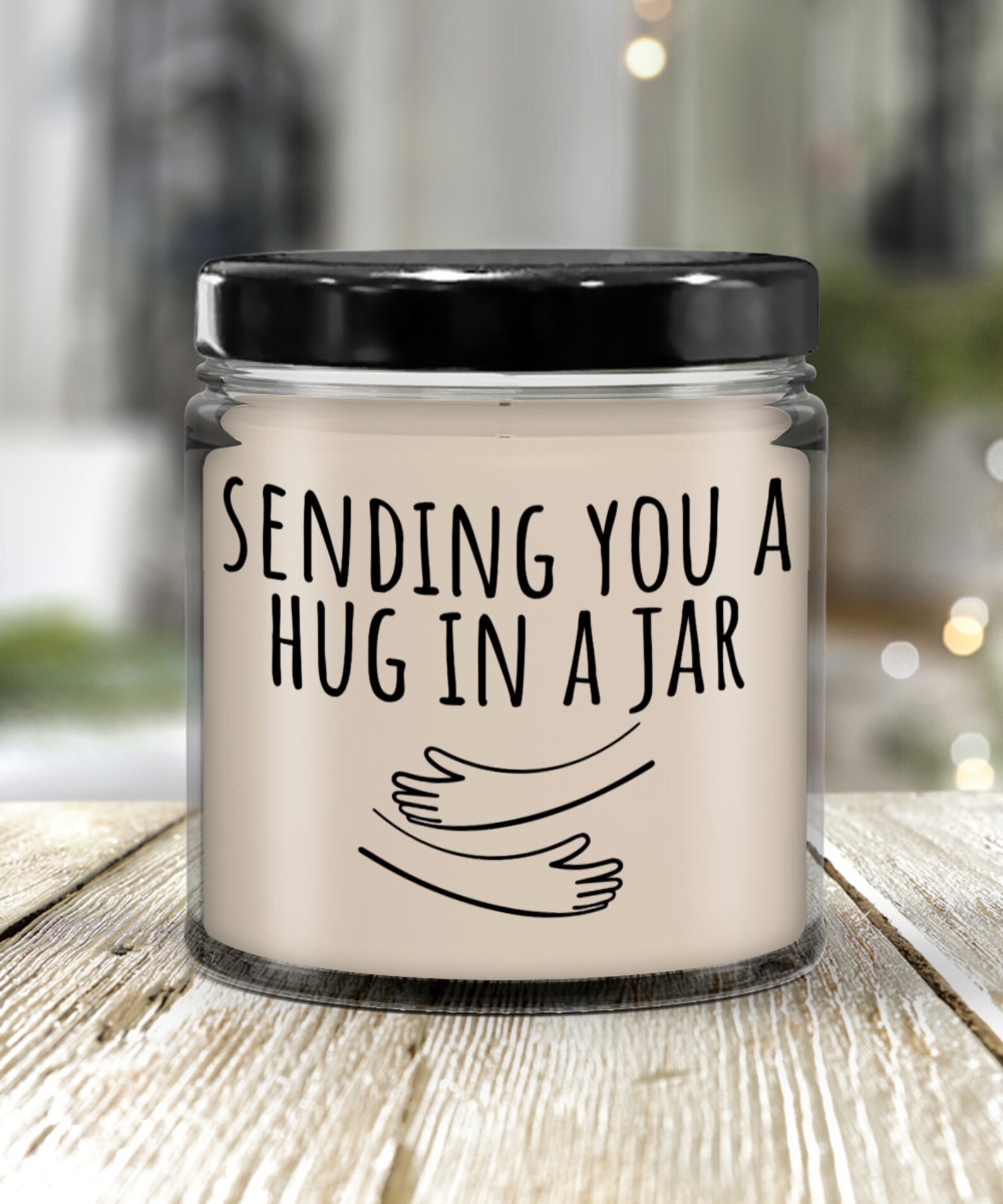 Hug in A Jar Candle Hug Gift | Friend Candle | Get Well Soon Candle ...