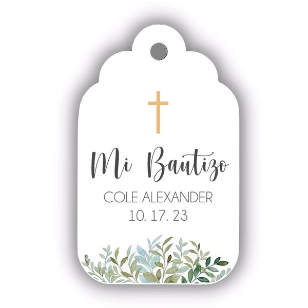 Mi Bautizo Candle Label - Etsy