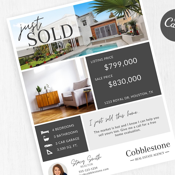 Just Sold Flyer - Etsy