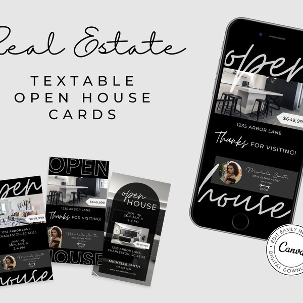 Open House Card - Etsy