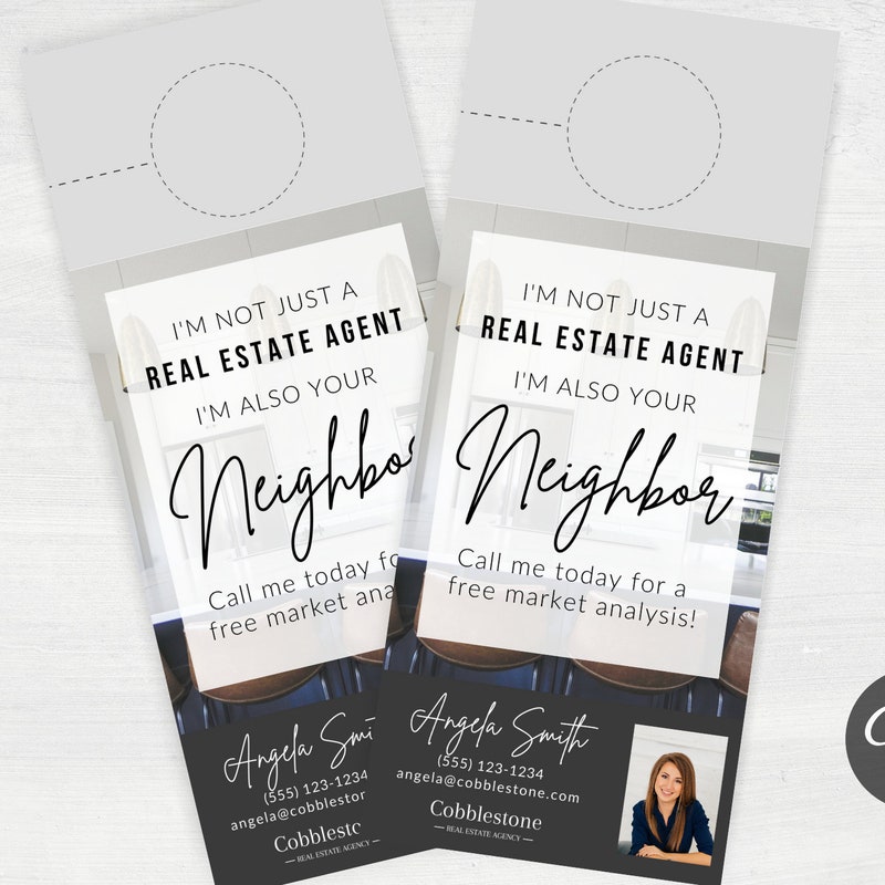 Realtor Door Hanger - Etsy