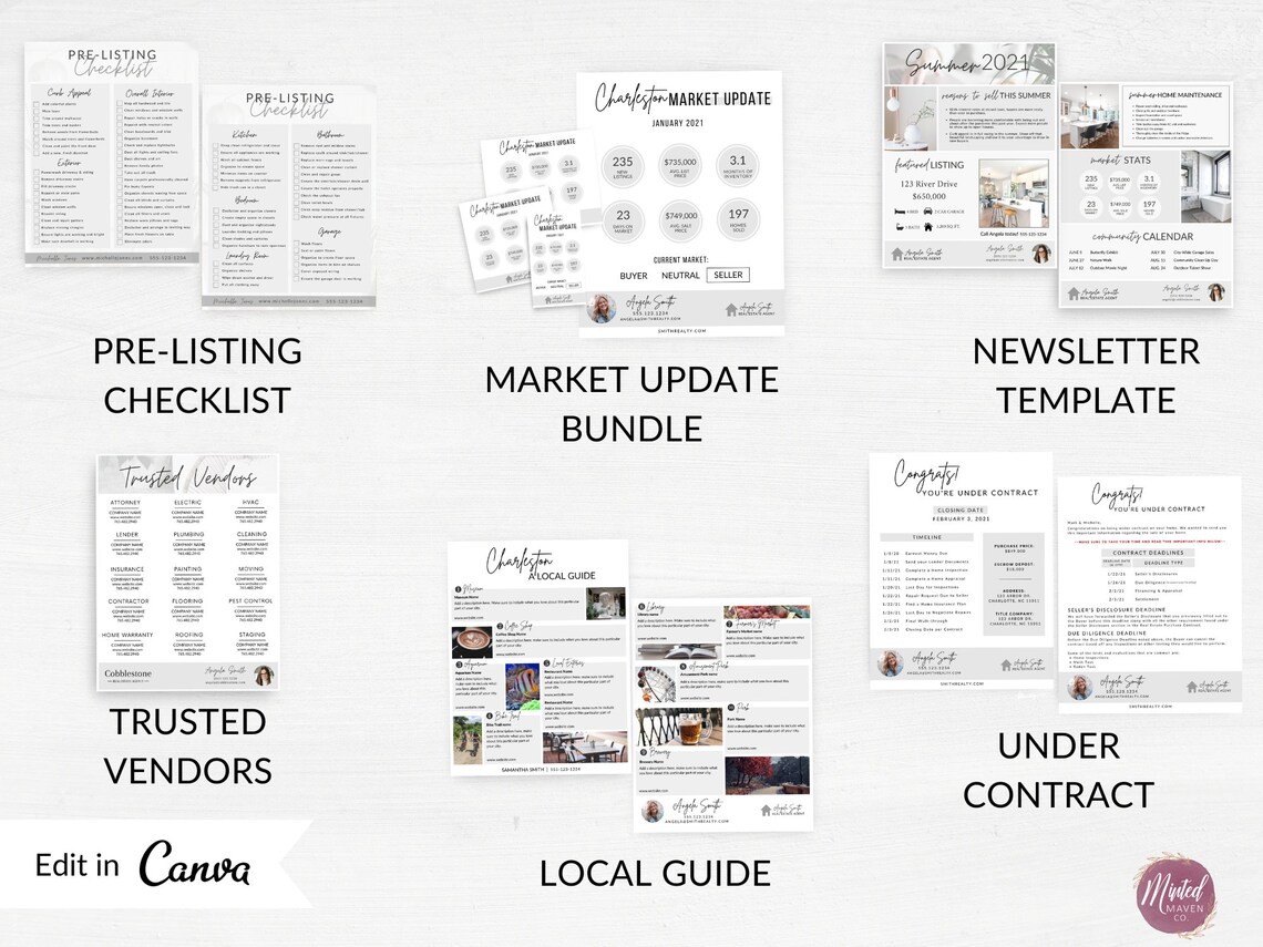 Ultimate Real Estate Template Bundle Real Estate Flyers Real | Etsy
