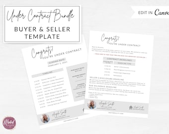 Under Contract Template | Etsy